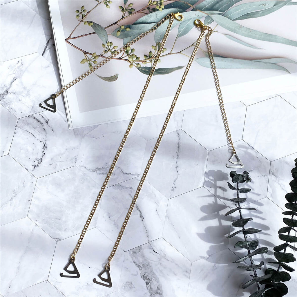 Gold Chain Bra Straps Replacement – Moly Story