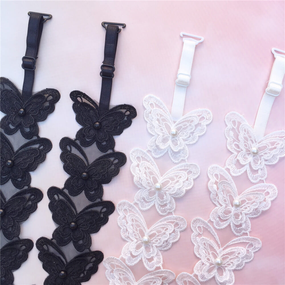 Butterfly Lace Bra Strap – Moly Story