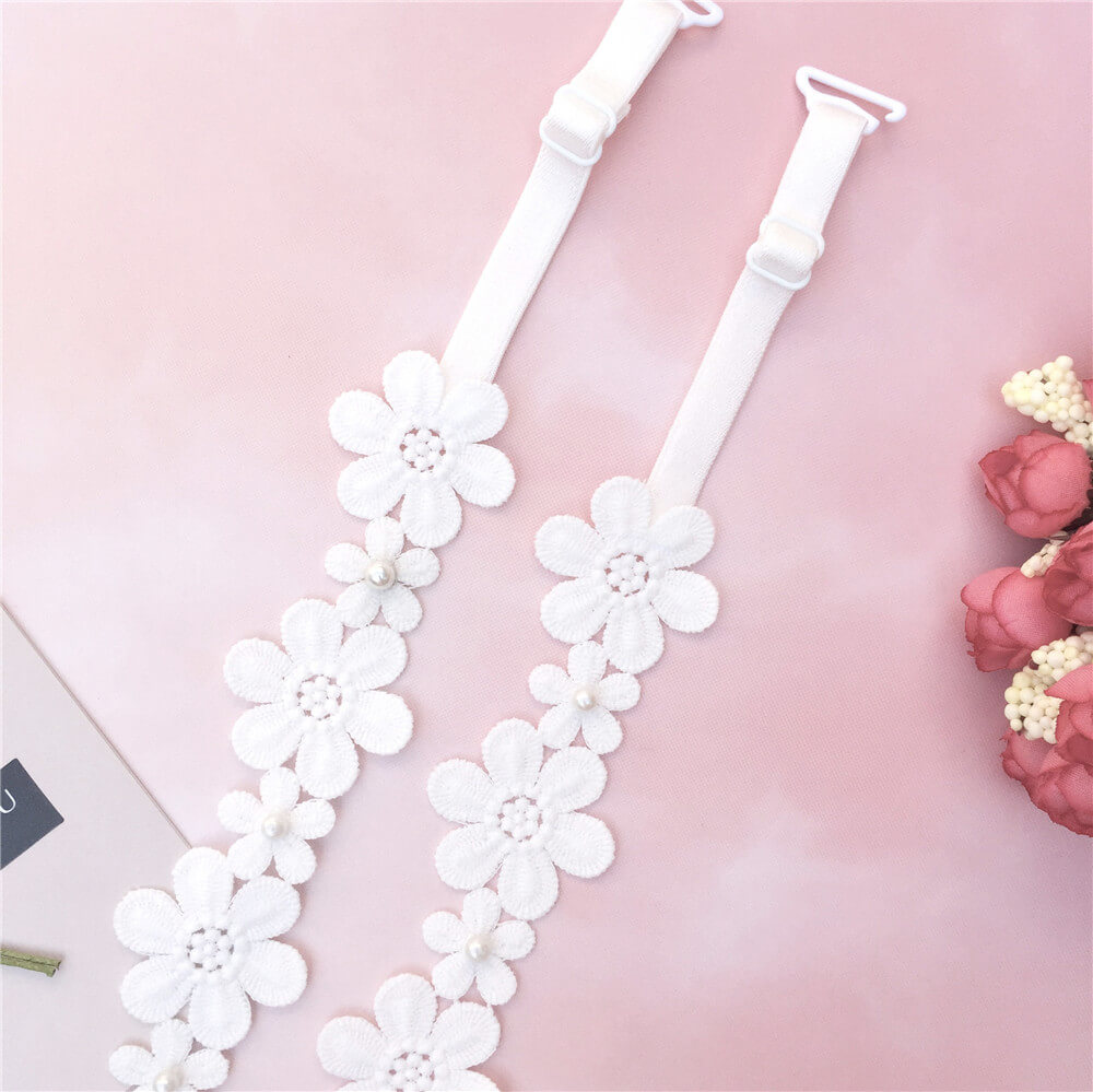 Flower Pearl Bra Strap – Moly Story